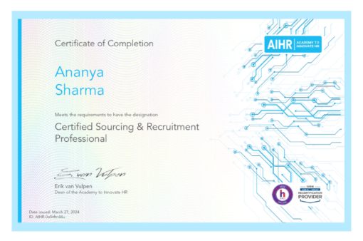 9 Best Recruiting Certifications & Certificate Programs for 2026 - AIHR