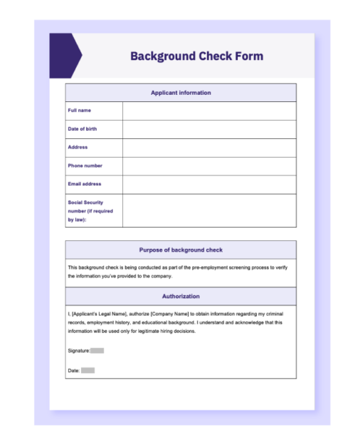 [Free] Background Check Form: Plus a Detailed How-To Guide - AIHR