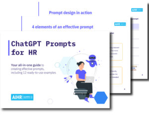 ChatGPT for Recruiting: 20 Practical Prompts To Use Right Away - AIHR