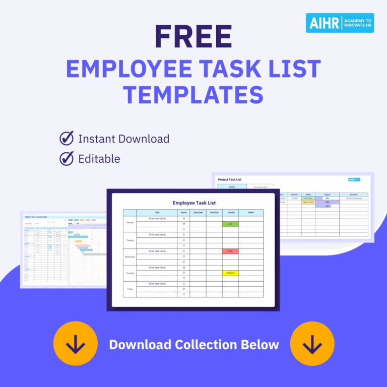 Free Employee Task List Templates and Actionable Guide for 2025 - AIHR