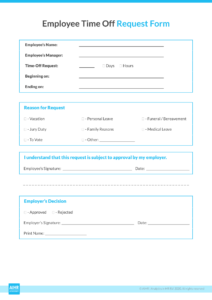 The Time Off Request Form: 6 Best Practices (and a Template)