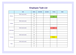 Free Employee Task List Templates and Actionable Guide for 2026 - AIHR