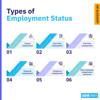 Employment Status: Meaning, Types and More - AIHR