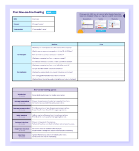 The Best [Free] One-on-One Meeting Template and Guide - AIHR