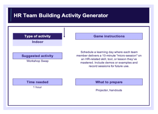 19 HR Team-Building Activities To Inspire You [+Free Activity Generator ...