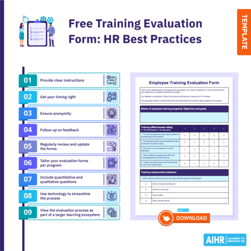How To Create and Use a Training Evaluation Form (+ Template) - AIHR
