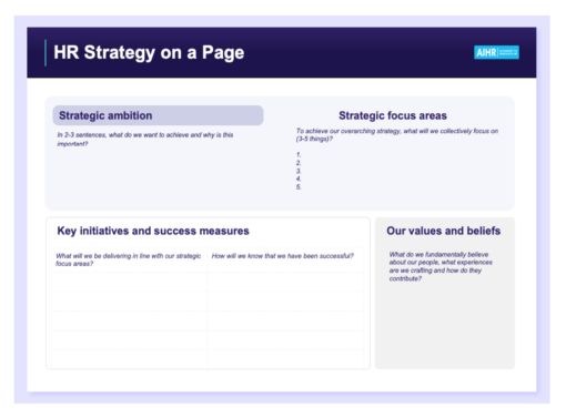 How To Develop an HR Strategic Plan [Free Templates] - AIHR