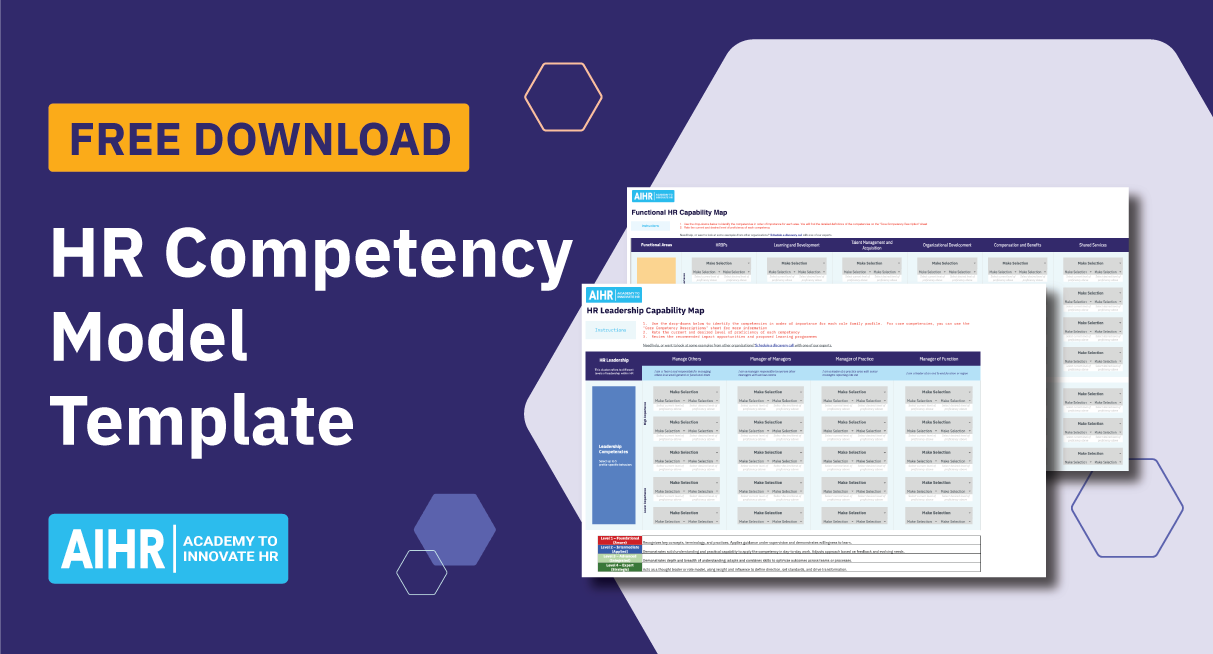 HR Competency Model Template | HR Resources - AIHR