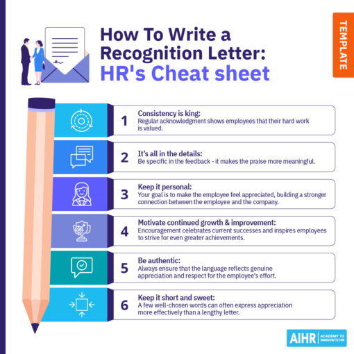 [Free Template] 3 Recognition Letter Samples To Craft Yours - AIHR