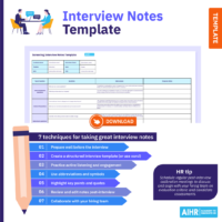 Interview Notes: Best Practices To Follow (+Free Templates) - AIHR