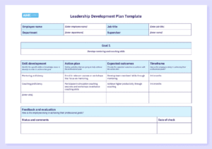 8 Steps to Create a Leadership Development Plan [Free Template] - AIHR