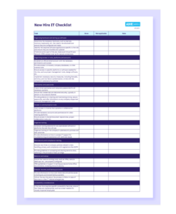 New Hire Checklist: What To Include + 4 Free Templates - AIHR