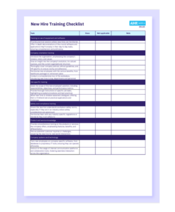 New Hire Checklist: What To Include + 4 Free Templates - AIHR