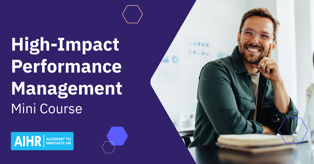 High-Impact Performance Management Mini Course for HR - AIHR