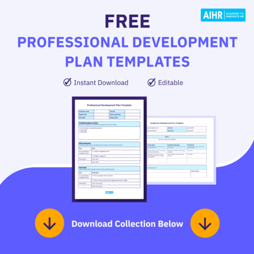 Professional Development Plan Template and Guide [2026 Edition] - AIHR