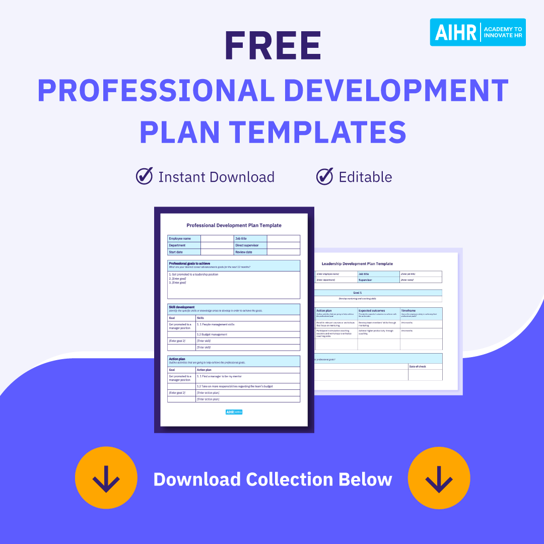 Professional Development Plan Template and Guide [2025 Edition] - AIHR