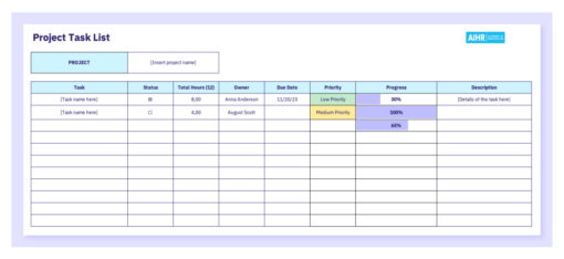 Free Employee Task List Templates and Actionable Guide for 2025 - AIHR