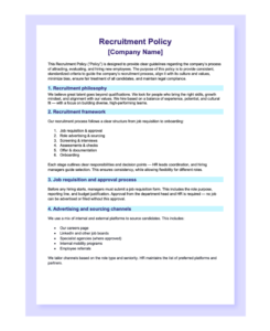 [Free Template] Your 2026 Guide to Writing a Recruitment Policy - AIHR