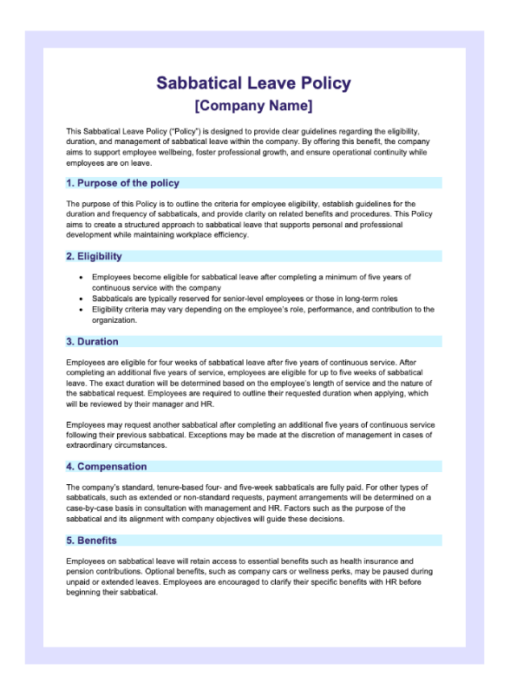Employee Sabbatical Leave: Everything You Need to Know - AIHR