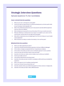 31 Strategic Interview Questions To Ask Candidates - AIHR