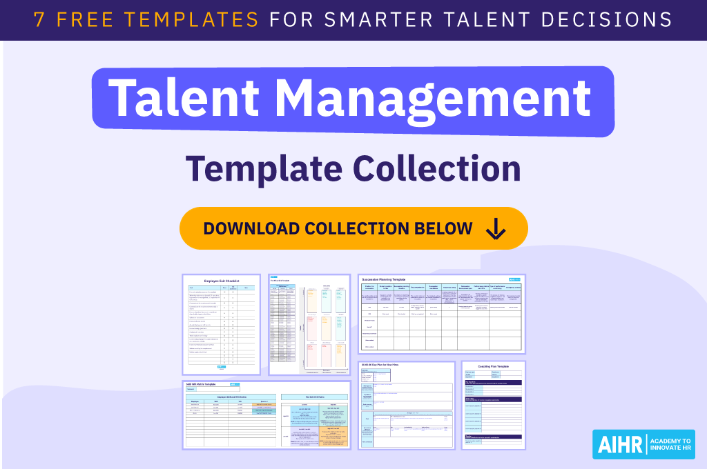 Talent Management Template Collection: 6 Free Templates - AIHR