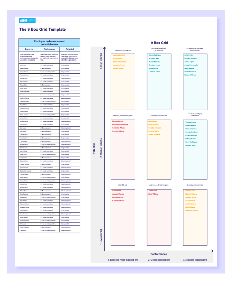 9 Box Grid: A Practitioner’s Guide [FREE Template] - AIHR