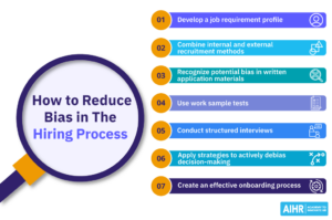 How To Reduce Bias in the Hiring Process: 7 Steps - AIHR
