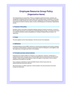 Employee Resource Group Policy: Guide & FREE Template - AIHR