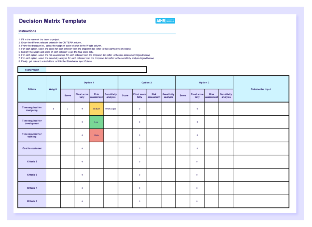 Optimize Your Hiring With A Background Check Decision Matrix