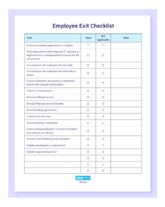 [Free Download] Employee Exit Checklist & Guide - AIHR