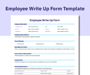 [FREE] Employee Write-Up Form Template + How-To Guide - AIHR