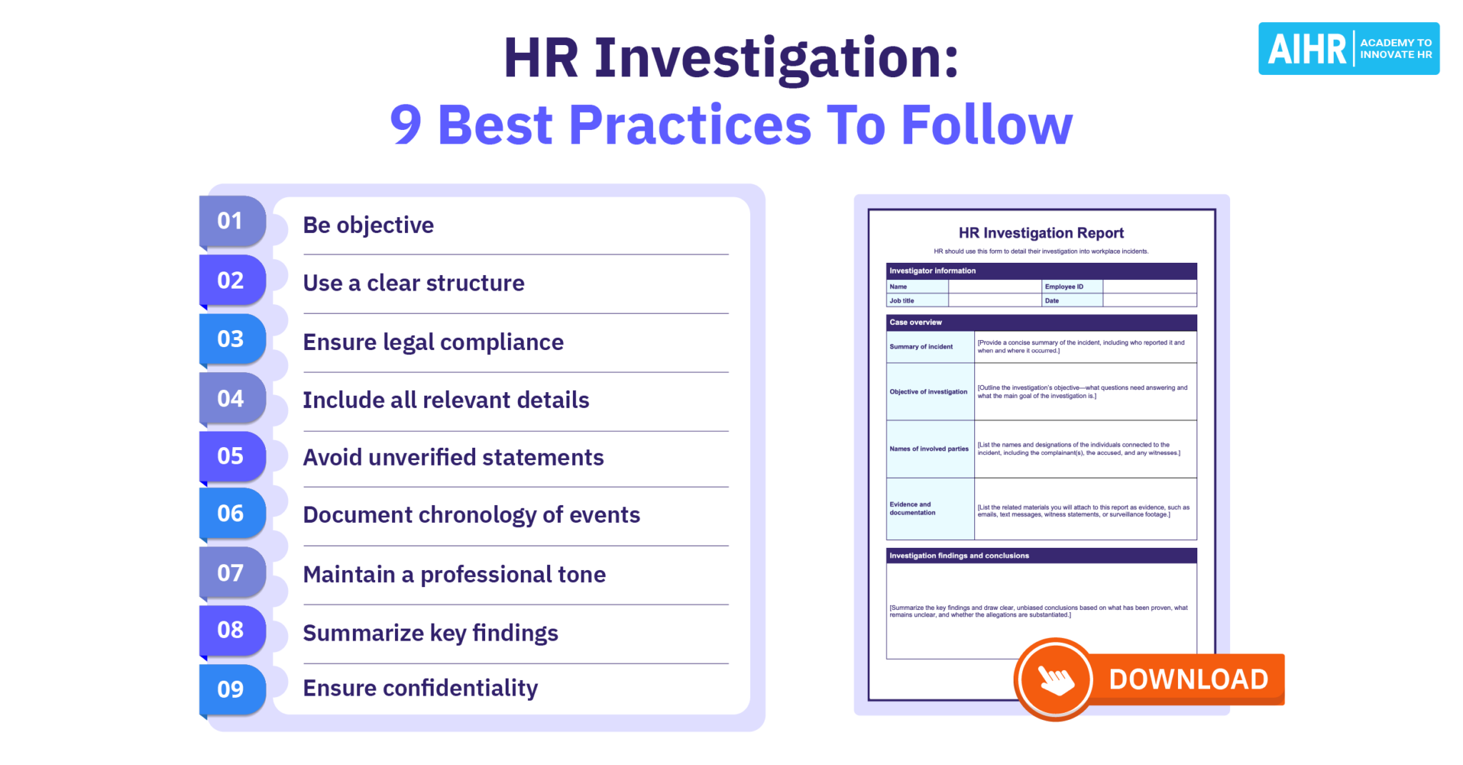 How to Conduct an HR Investigation in 7 Steps - AIHR