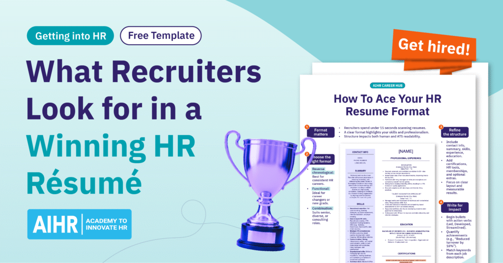 12 Human Resources Resume Objective Examples To Stand Out - AIHR
