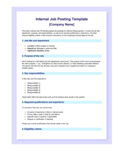 [FREE] Internal Job Posting Template: Optimize Your Internal Hiring - AIHR