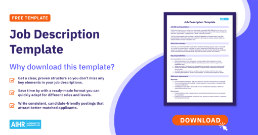 [FREE] Job Profile Template & Tips To Adapt for Job Platforms - AIHR