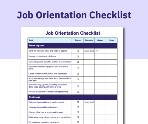 Job Orientation: 10 Steps for Success at Your Organization - AIHR