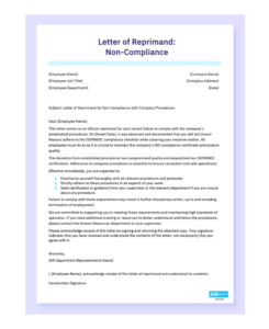 How To Write a Letter of Reprimand [+ Free Templates] - AIHR
