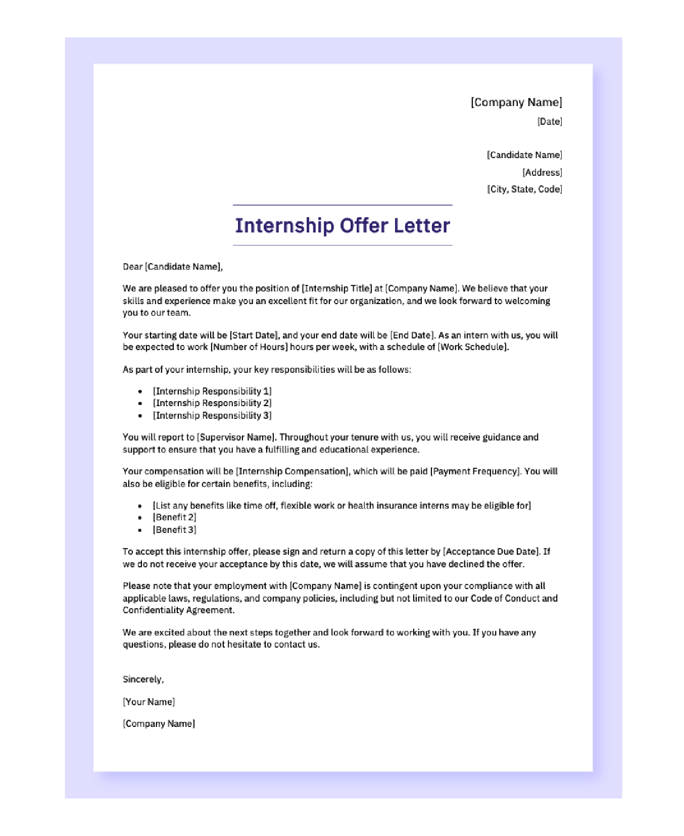 Offer Letter Template And 2024 Guide 2 Free Downloads AIHR