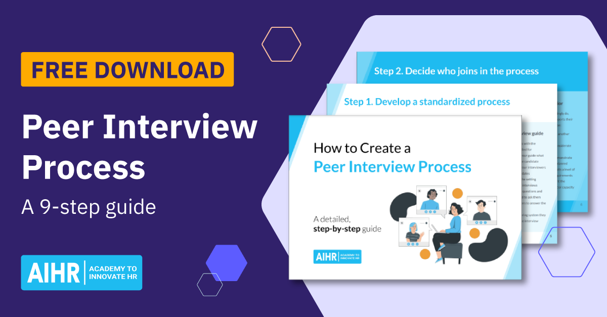 9 Steps to Create a Peer Interview Process | AIHR