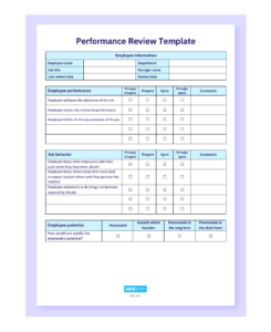 Performance Review Template & Guide [FREE Download]