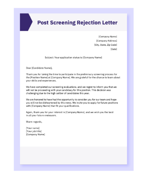 How To Write a Professional Rejection Letter (+ FREE Samples) - AIHR