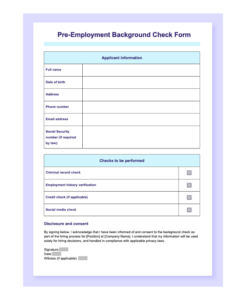 [Free] Background Check Form: Plus a Detailed How-To Guide - AIHR