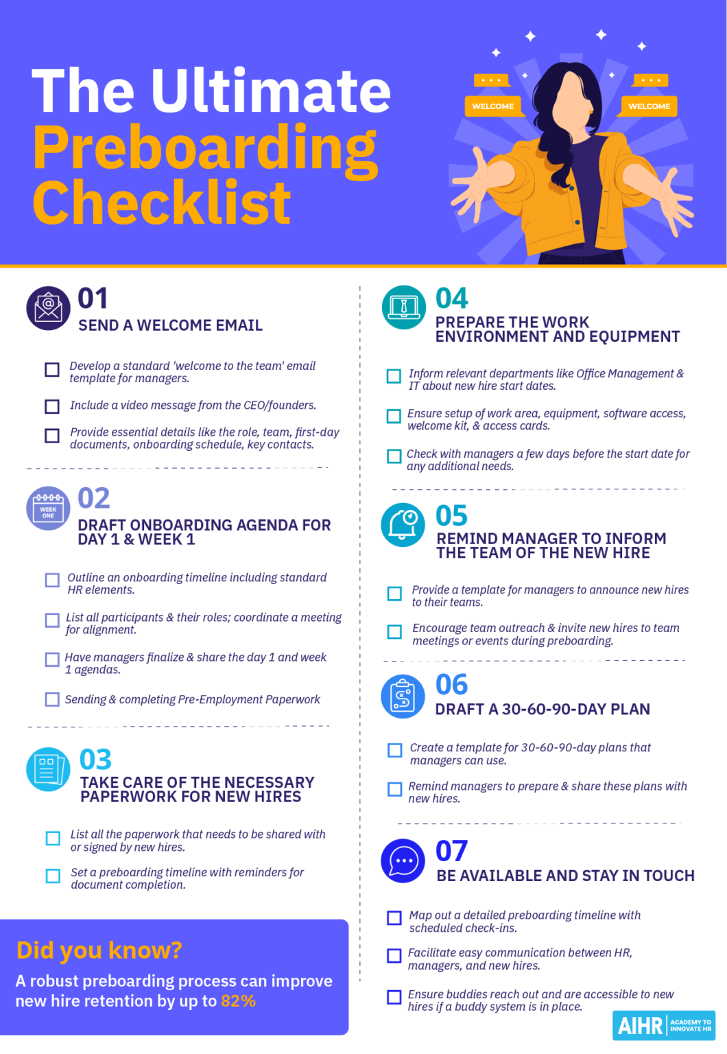 What Is Preboarding? 7 Steps for a Great New Hire Experience - AIHR