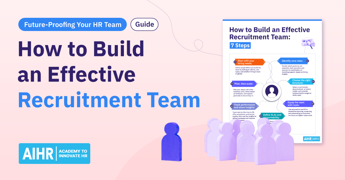 How to Build an Effective Recruitment Team: The Ultimate Guide - AIHR