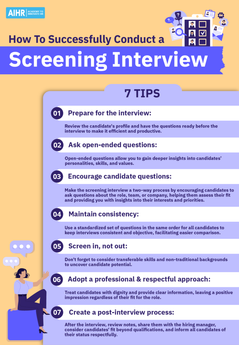 Screening Interview: A Complete Guide for HR [2026 Edition] - AIHR